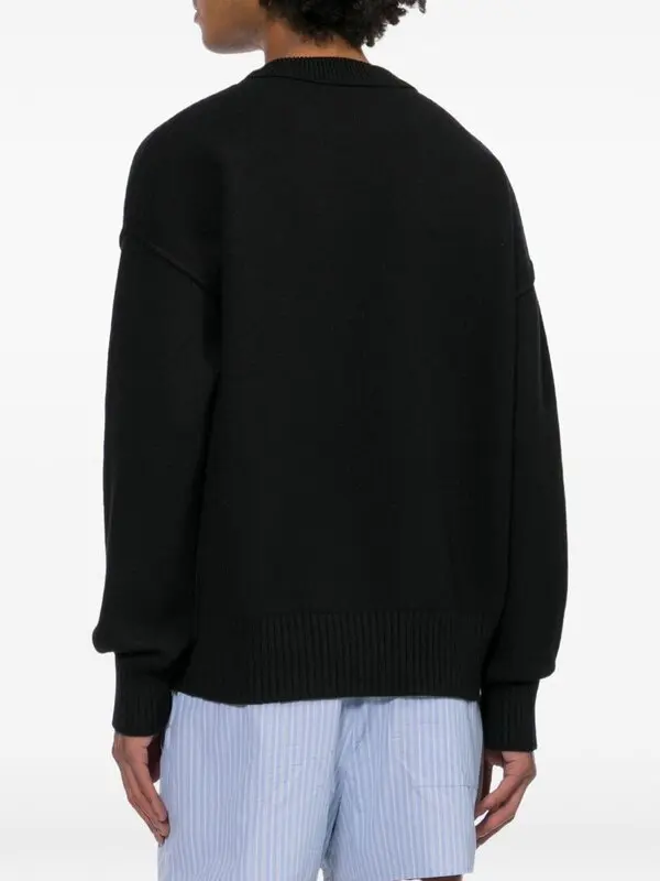 AMI Paris Wool Crewneck Sweater - Multicolor