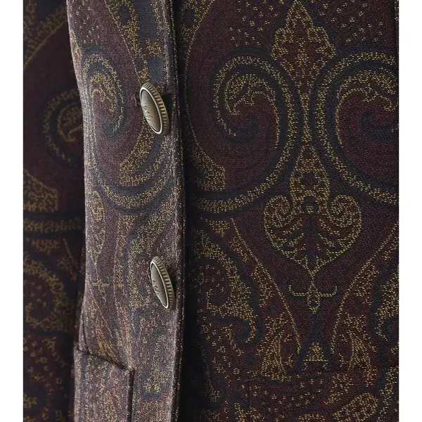 Etro Paisley Print Single Breasted Jacket