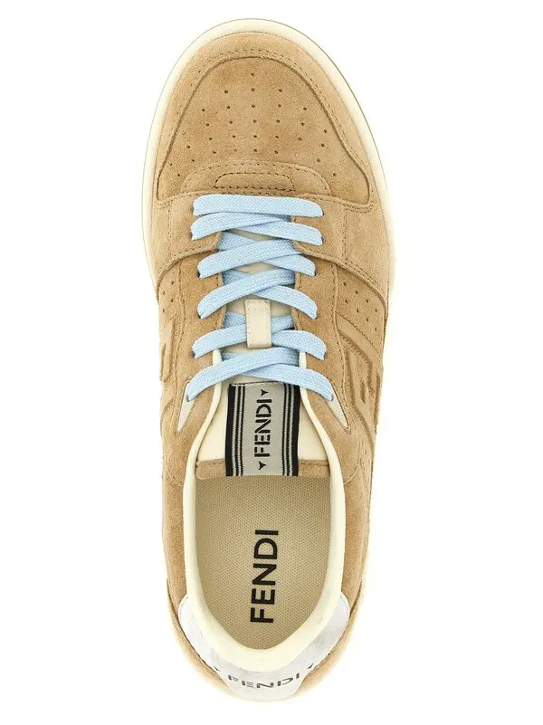 Fendi Match' Sneakers - Cream