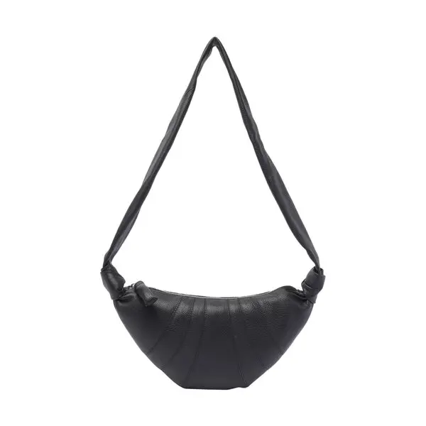 LEMAIRE Small Croissant Crossbody Bag - Black