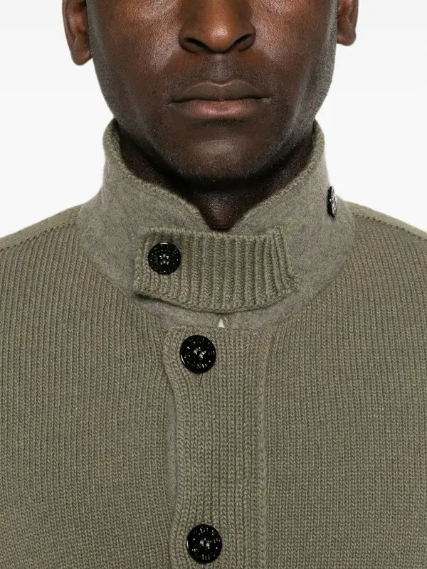 Stone Island Wool Cardigan