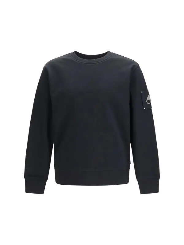 Moose Knuckles Hartsfield Crewneck Sweatshirt - Black
