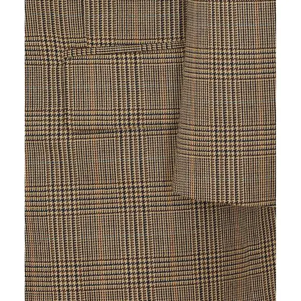 Saint Laurent Prince Of Wales Pied De Poule Jacket - Cream