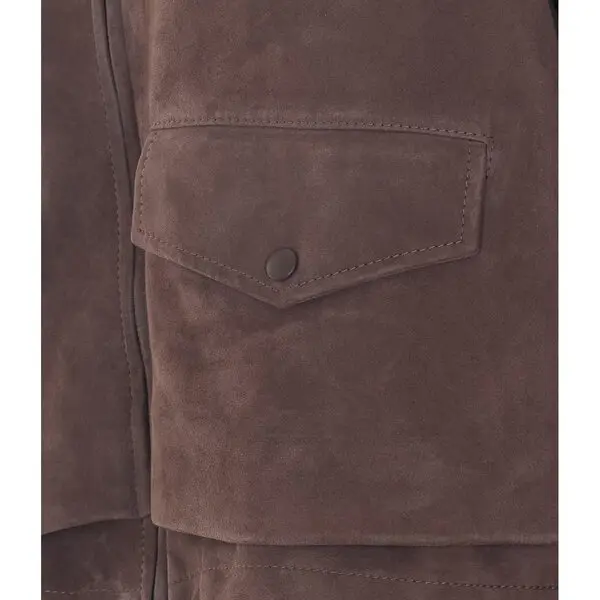 Loewe Suede Goatskin Jacket - Brown