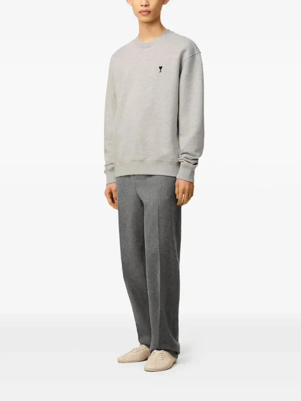 AMI Paris De Coeur Cotton Sweatshirt