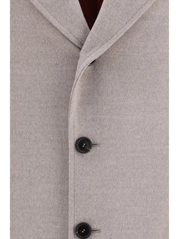 Brunello Cucinelli Virgin Wool Coat - Cream