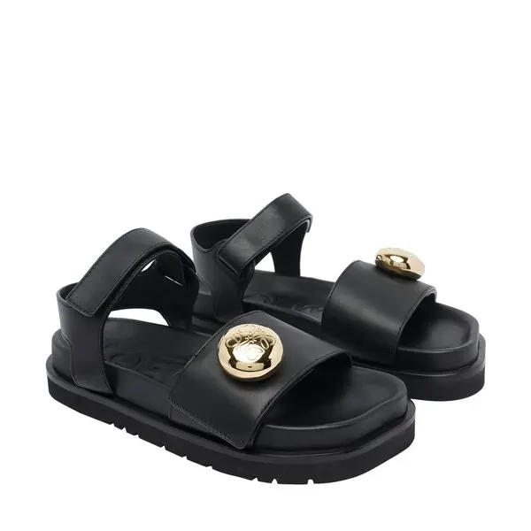 Loewe Pebble Fussbett Sandals - Gold