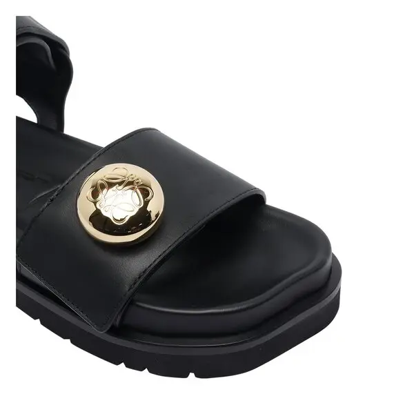 Loewe Pebble Fussbett Sandals - Gold