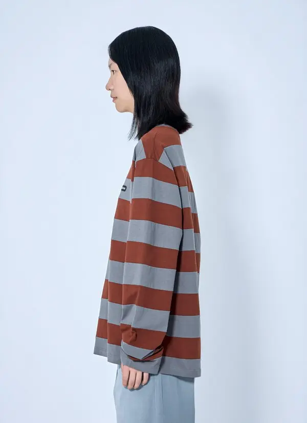 Miu Miu Striped Jersey T-shirt