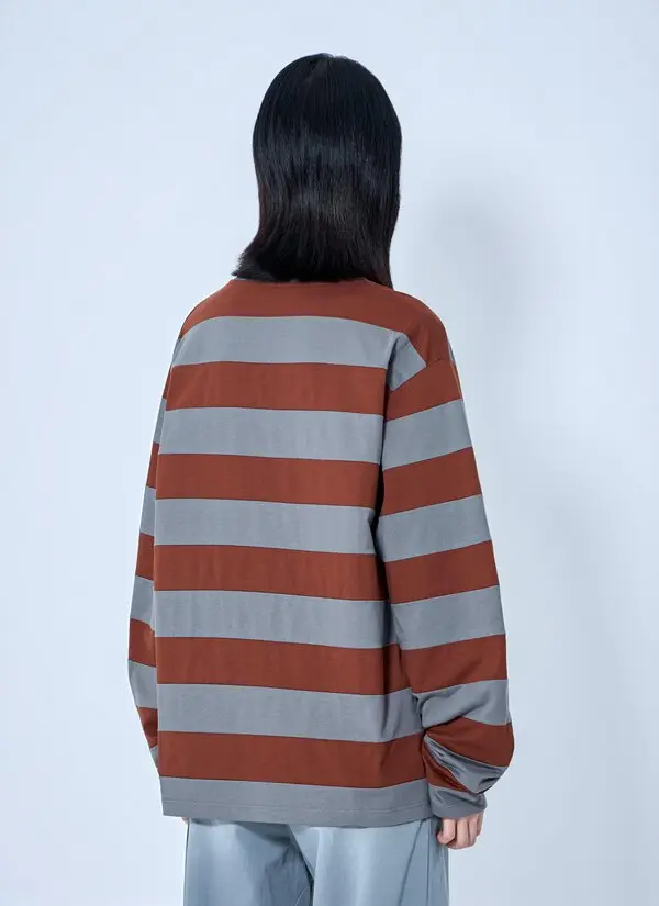 Miu Miu Striped Jersey T-shirt