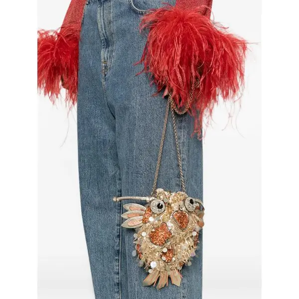 ANYA HINDMARCH Sequin Embellished Fish Clutch Bag