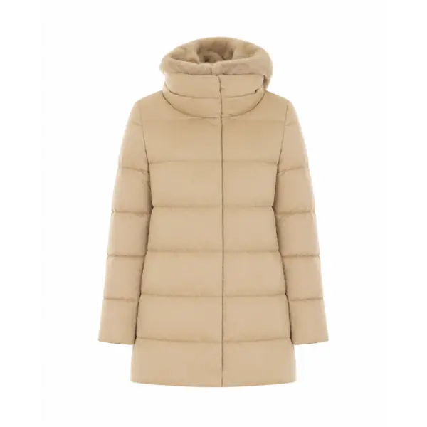 Herno A-shape Down Jacket - Cream