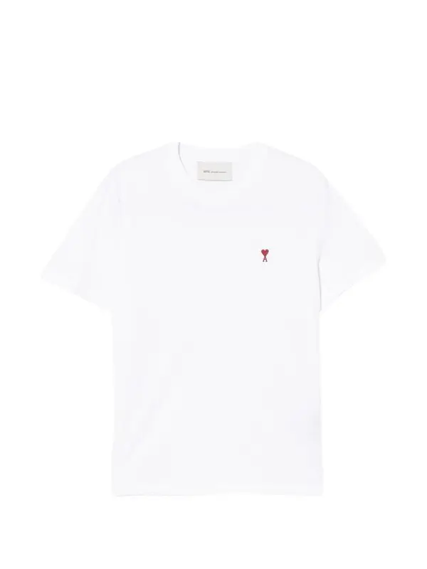 AMI Paris De Coeur Cotton T-shirt - Multicolor