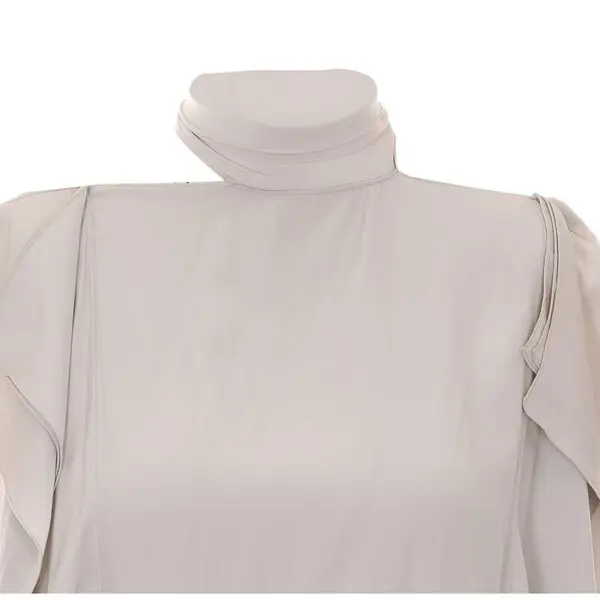 LANVIN Frilled Top In Charmeuse