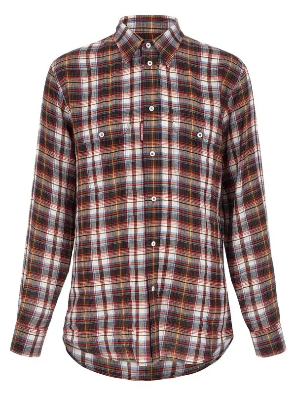 Dsquared2 Canadian Vintage' Shirt - Red