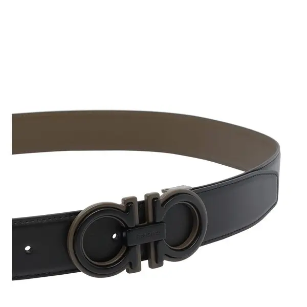 FERRAGAMO Adjustable And Reversible Gancini Belt