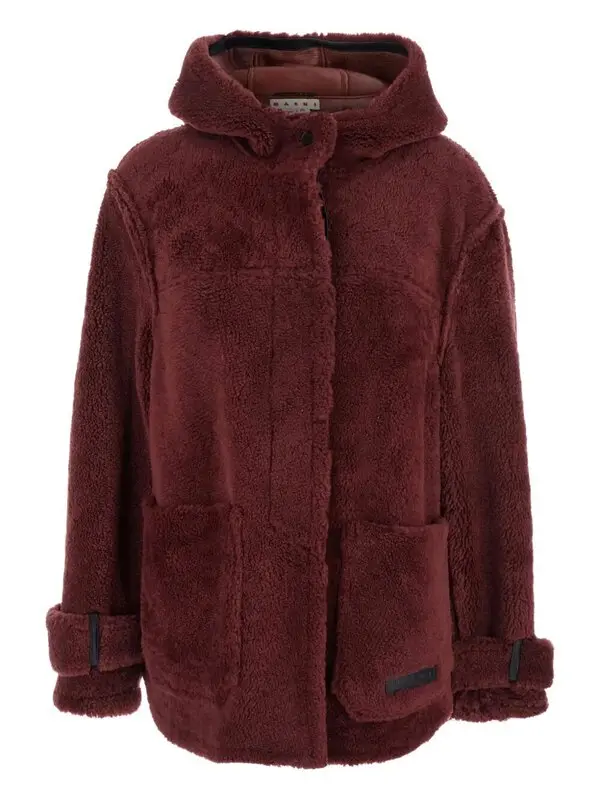 Marni Hooded Jacket - Red