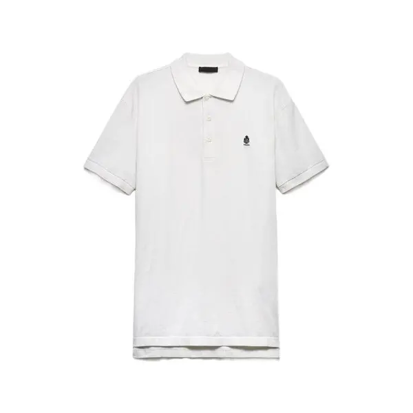 Prada Neutrals Polo Shirts - Cream