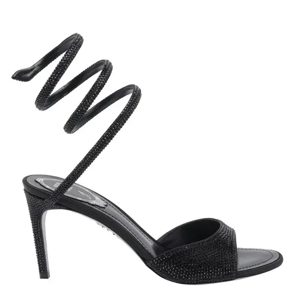 Rene Caovilla Heeled Sandals - Black