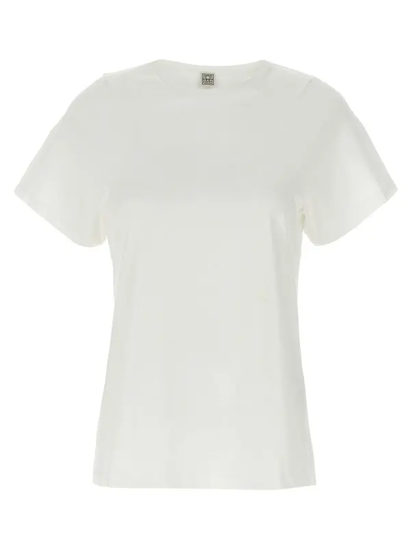 TOTEME Curved Seam' T-shirt - White