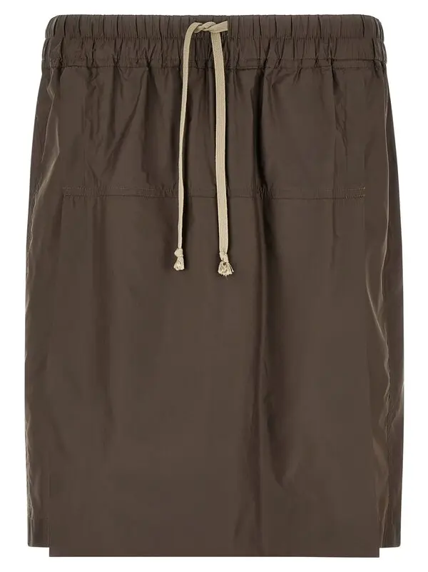 Rick Owens Moncler Kiltshorts Bermuda Shorts - Brown