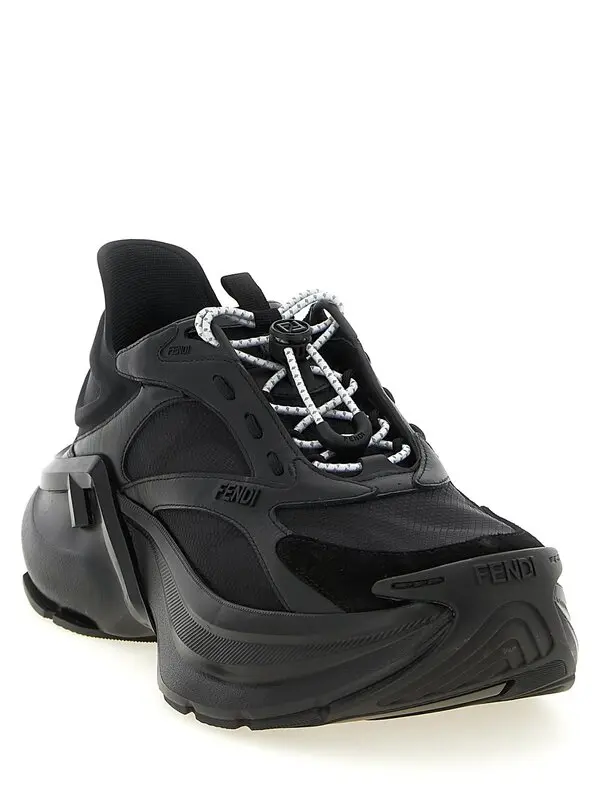 Fendi F-light' Sneakers - Black