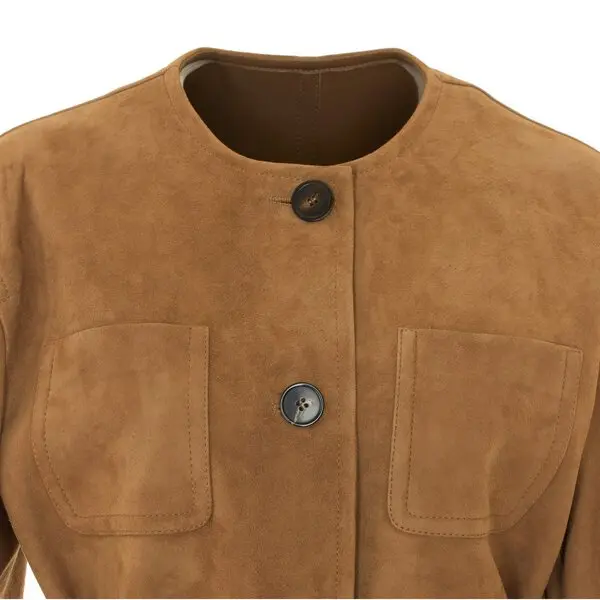 Max Mara Mstboemia Leather Jacket