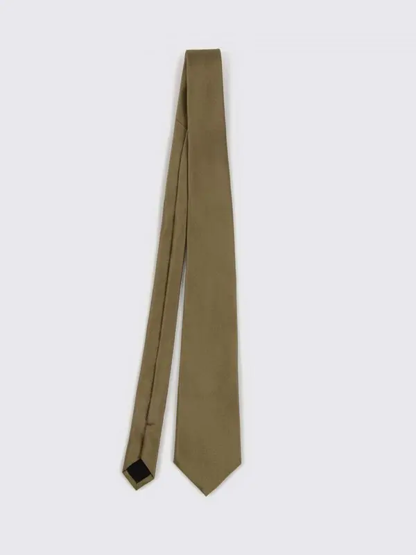 Saint Laurent Satin Tie - Cream