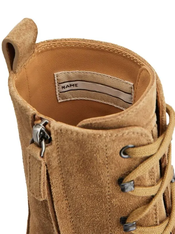 TOD'S Gommino Leather Laced Boots