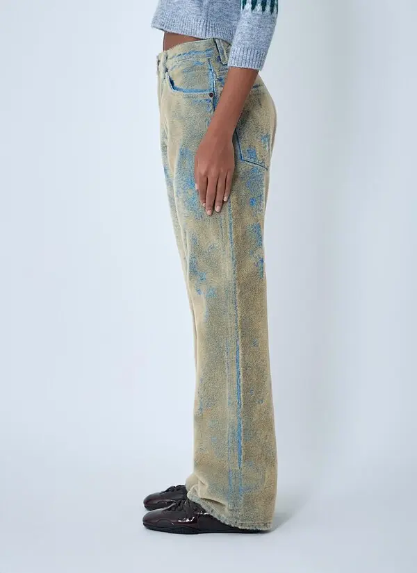 Acne Studios Flocked Denim Jeans