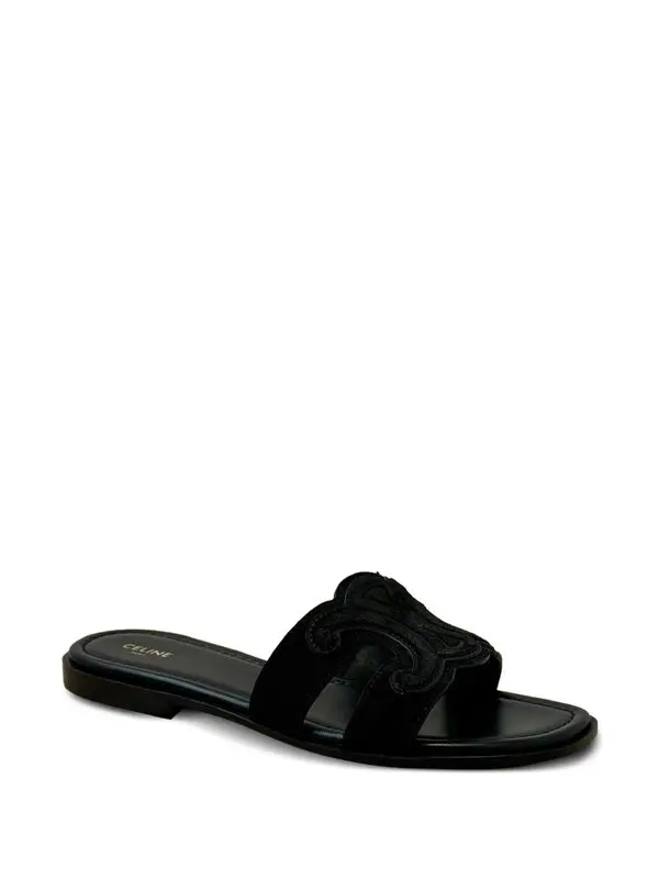 Celine Marina Suede Leather Sandals