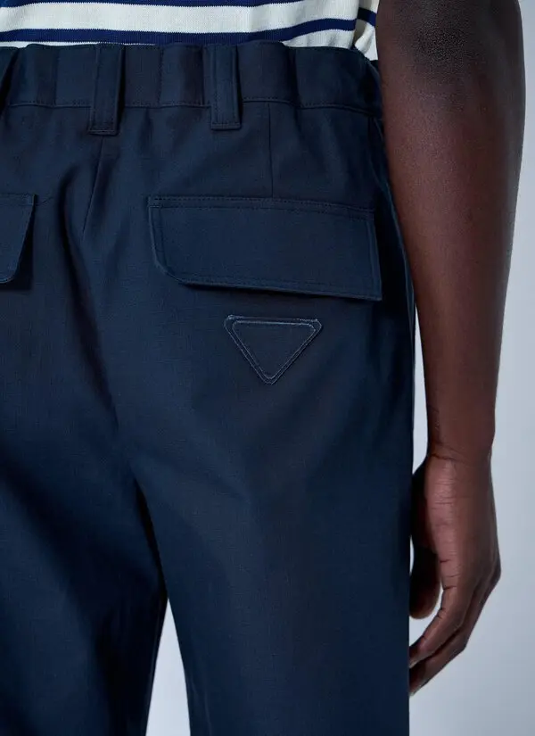 Prada Wide-leg Tailored Trousers