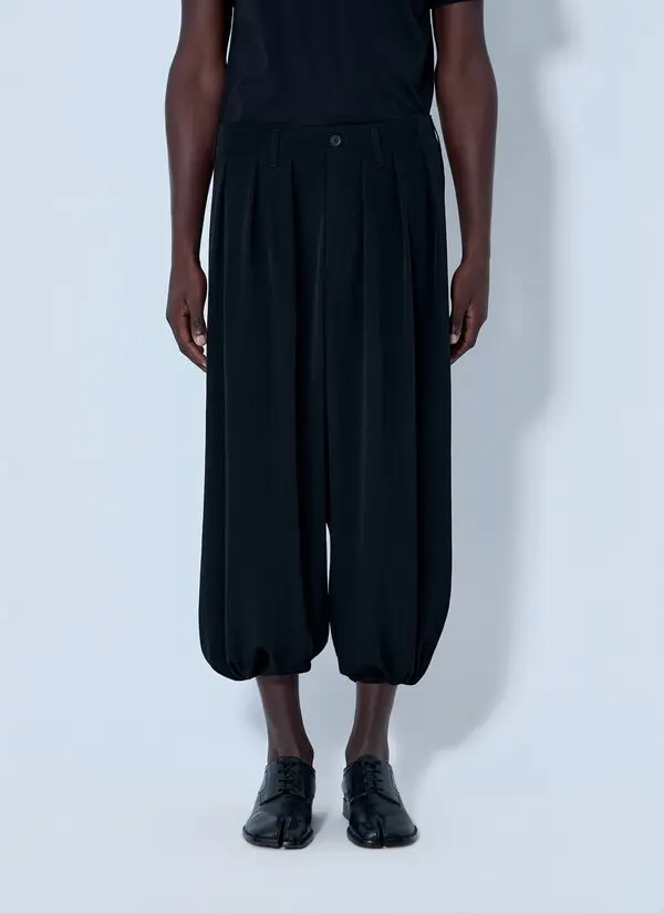 Yohji Yamamoto Pleated Drop-crotch Trousers