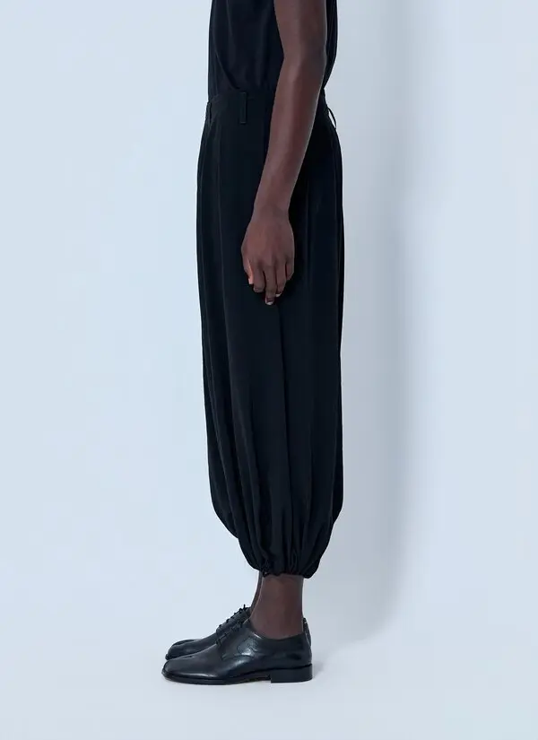Yohji Yamamoto Pleated Drop-crotch Trousers