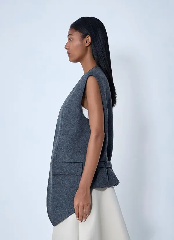 Bottega Veneta Double Face Wool Vest
