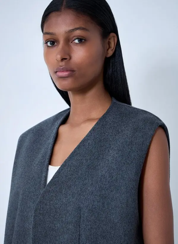 Bottega Veneta Double Face Wool Vest