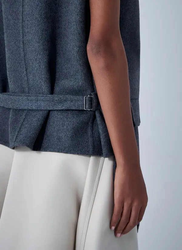Bottega Veneta Double Face Wool Vest