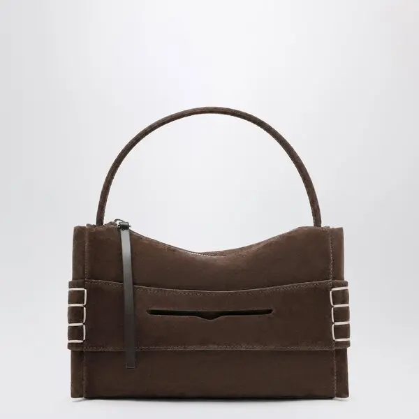 JW Anderson Loafer Suede And Calf Leather Bag - Brown