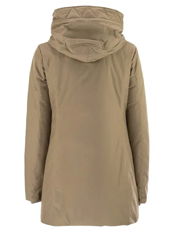 FAY Technical Gabardine Toggle Coat