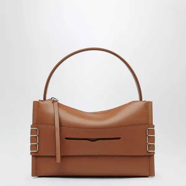 JW Anderson Loafer Bag In Calf Leather, Tan - Brown