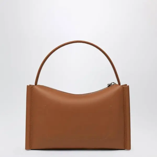 JW Anderson Loafer Bag In Calf Leather, Tan - Brown