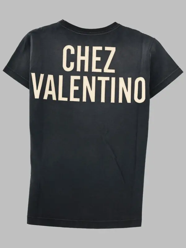 Valentino Garavani T-shirt In Cotone Stampato