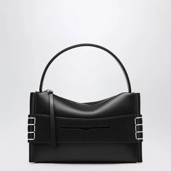 JW Anderson Loafer Bag In Calfskin Leather - Black