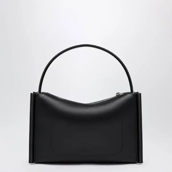 JW Anderson Loafer Bag In Calfskin Leather - Black