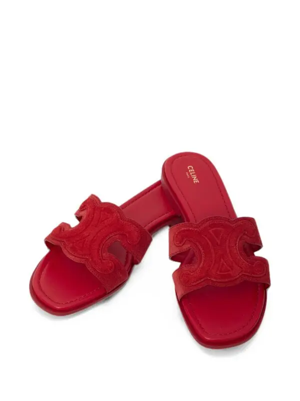Celine Marina Suede Leather Sandals