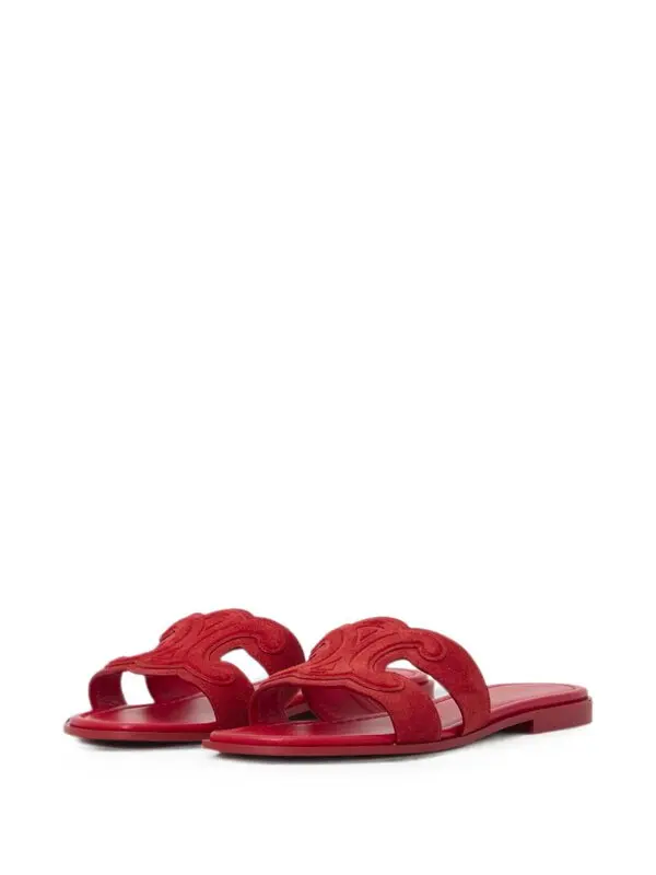 Celine Marina Suede Leather Sandals