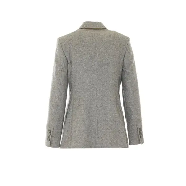 Max Mara Tailored Double-breasted Jacket - Gray