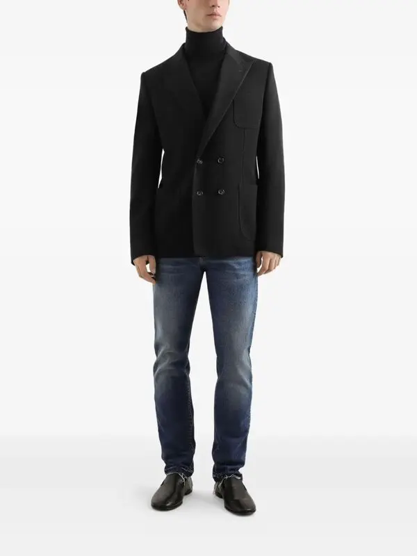 Dolce & Gabbana Double-breasted Wool Blazer