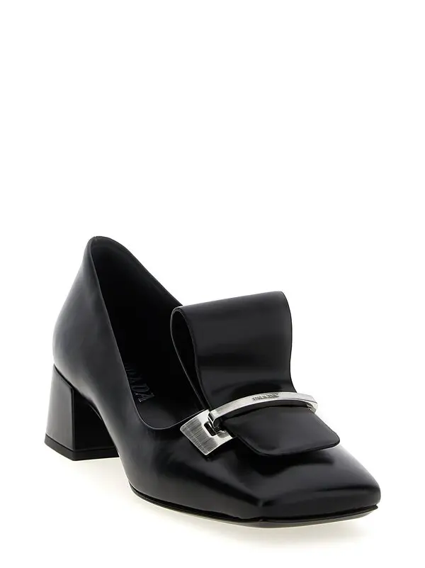 Prada Leather Pumps - Black