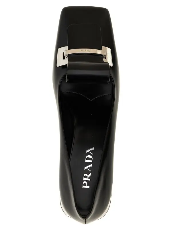 Prada Leather Pumps - Black